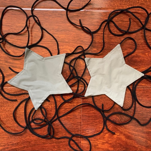 Intimates & Sleepwear | Starry Eyed Reflective Strappy Star Bra Top ...